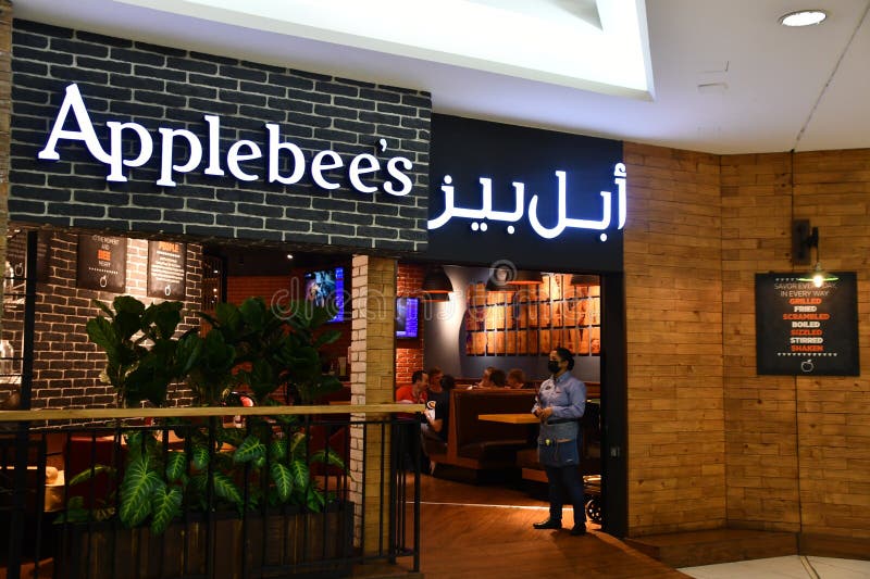 Restaurant Applebees Du Centre-ville De Doha Au Qatar Image stock ...