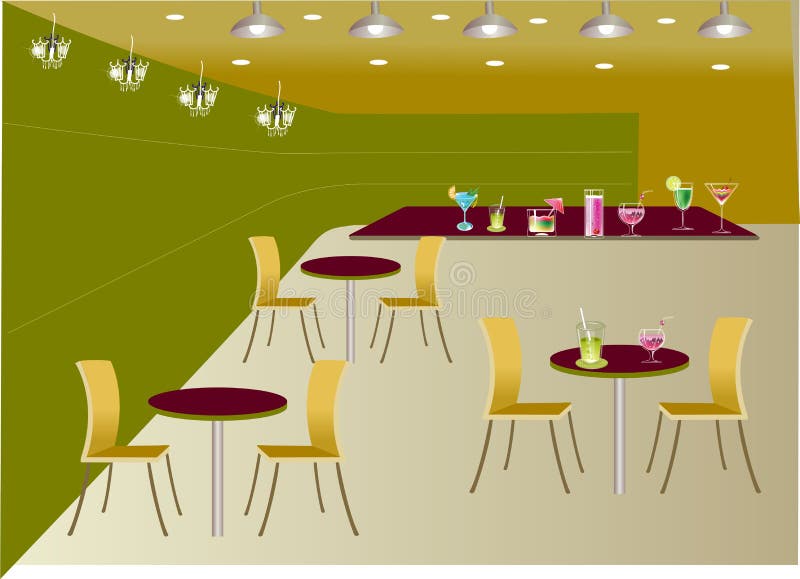 Restaurant background stock vector. Illustration of highball - 14501402
