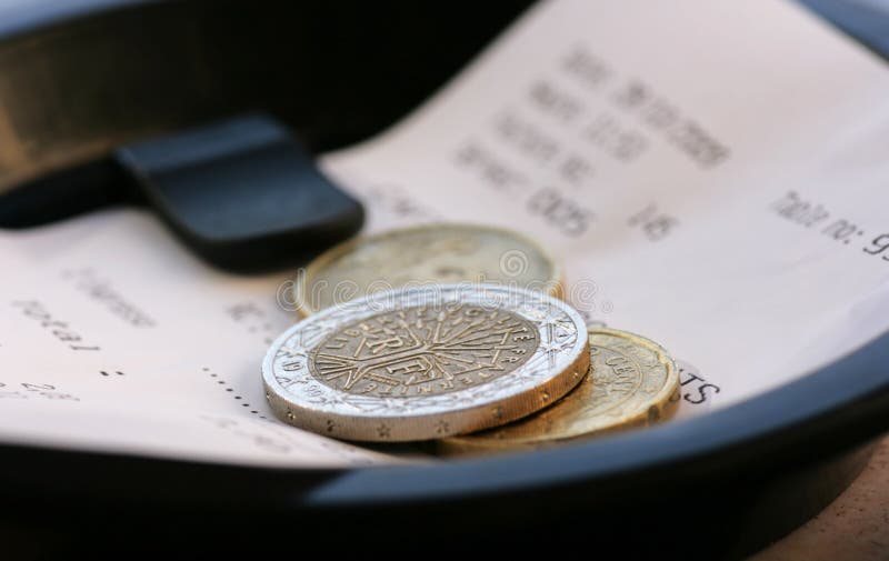 Restaurant bill stock image. Image of payment, bank, change - 24152627