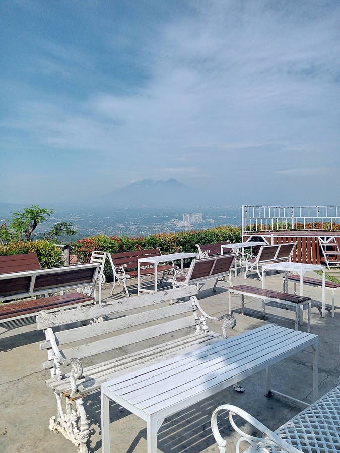 The Restaurant with Breathtaking View in Sentul Stock Image - Image of ...