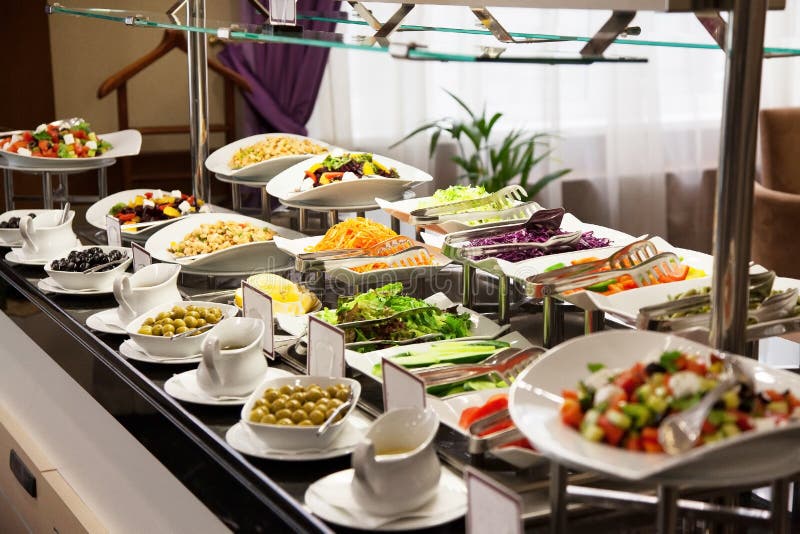 Buffet Set Food Photo Menu Collage Stock Image - Image of choice, list ...