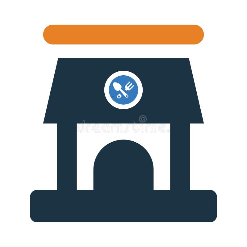 Restaurant, Building, Restaurant Building Icon Stock Vector ...