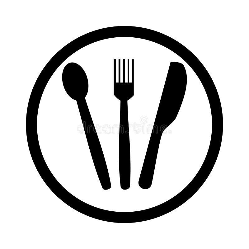 Restaurant and Cafe Vector Icon. Stock Vector - Illustration of ...