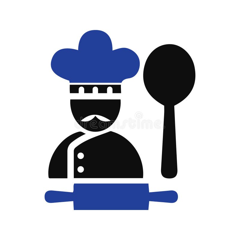 Restaurant chef icon stock vector. Illustration of design - 257332245
