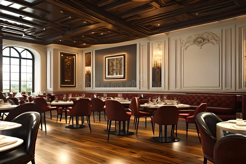 Restaurant Chilling Out Classy Lifestyle Stock Illustration ...