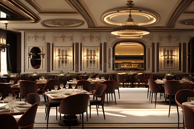 Restaurant Chilling Out Classy Lifestyle Stock Illustration ...