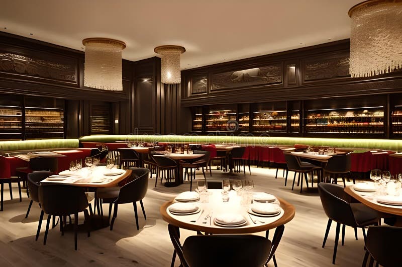 Restaurant Chilling Out Classy Lifestyle Stock Illustration ...