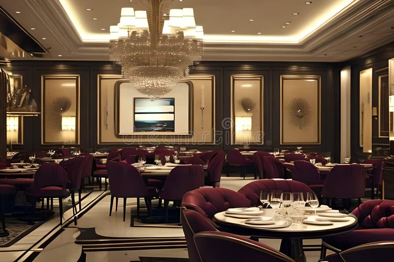 Restaurant Chilling Out Classy Lifestyle Stock Illustration ...