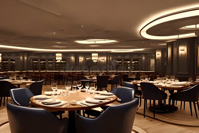 Restaurant Chilling Out Classy Lifestyle Stock Illustration ...