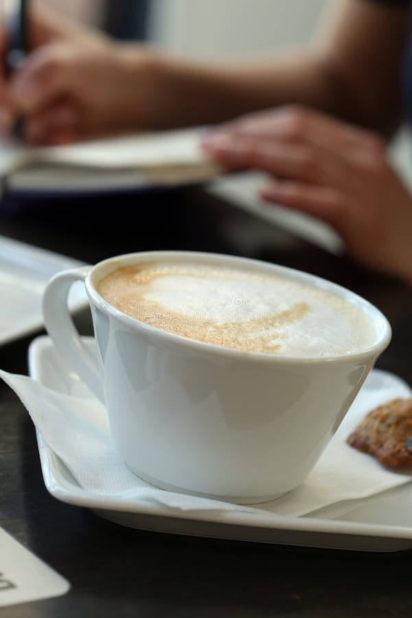 Restaurant. Coffee Cup on the Table Stock Image - Image of aroma ...