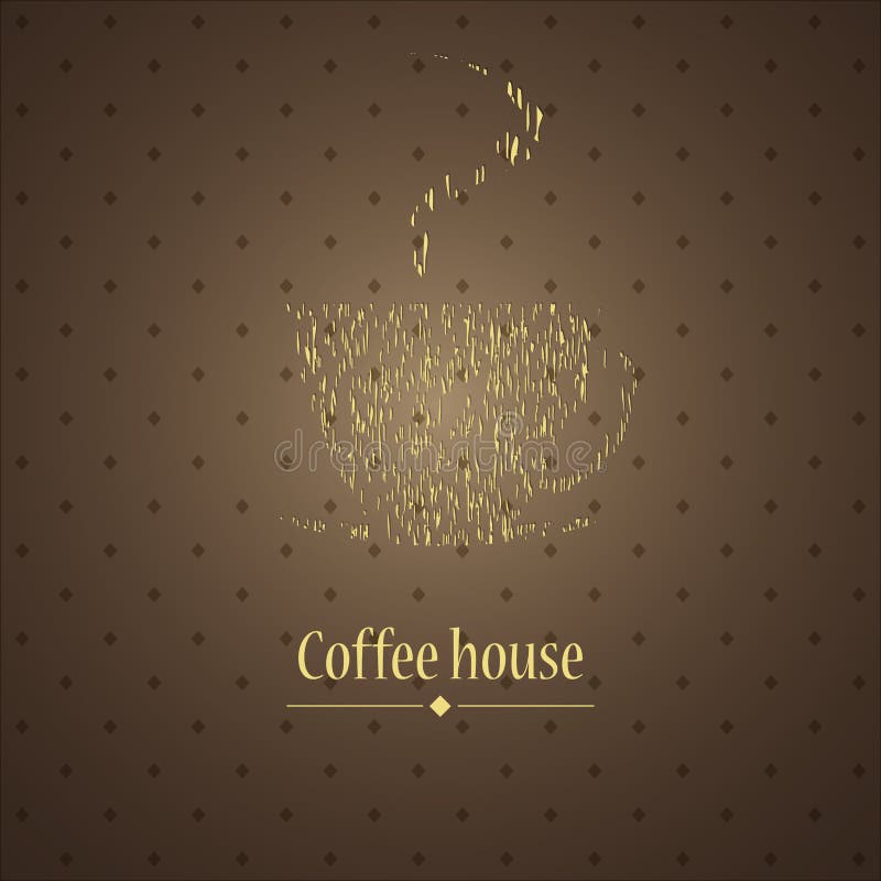 Coffee and Tea stock illustration. Illustration of logo - 31320083