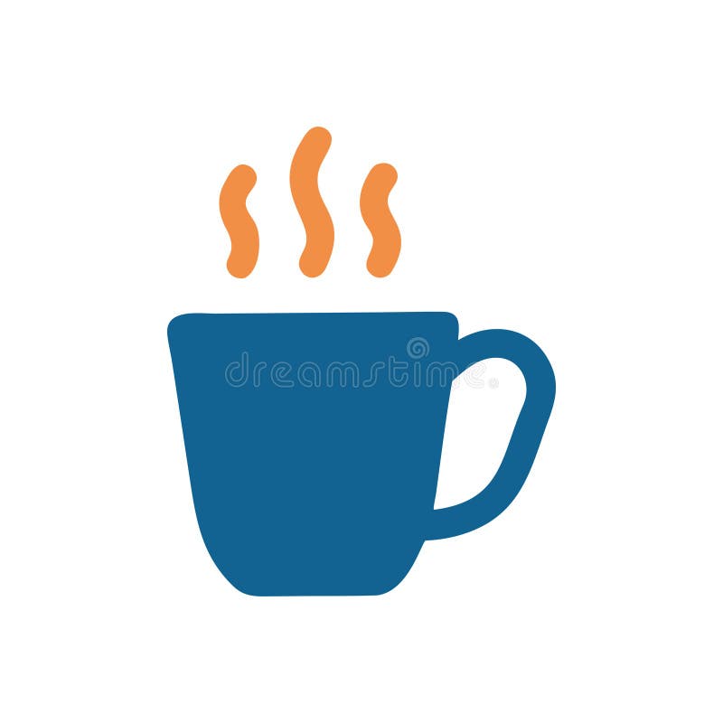 Restaurant Coffee Mug Icon Illustration Stock Vector - Illustration of ...
