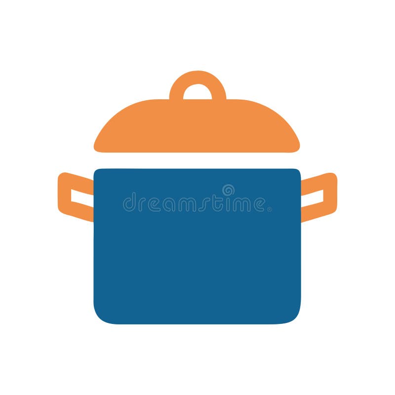 Restaurant Cooking Pot Icon Stock Vector - Illustration of modern ...