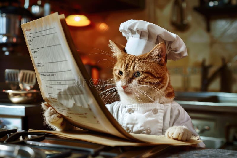 Restaurant Critic, Restaurant Manager, Chef with Restaurant Menu ...