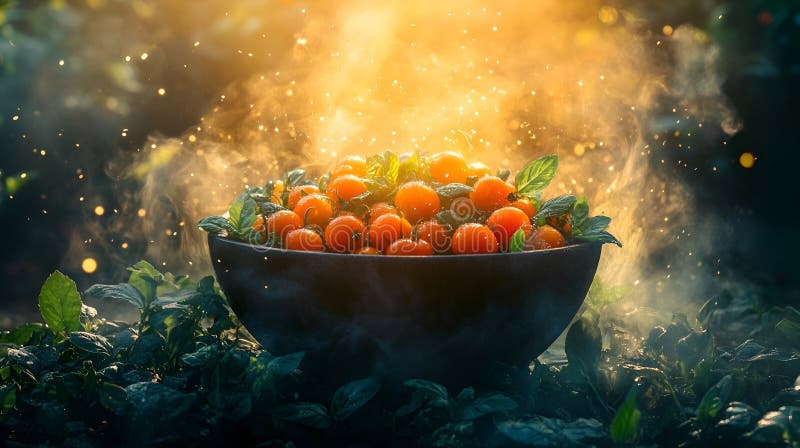 Restaurant Delights from the Chef. Delicious Dishes Stock Illustration ...