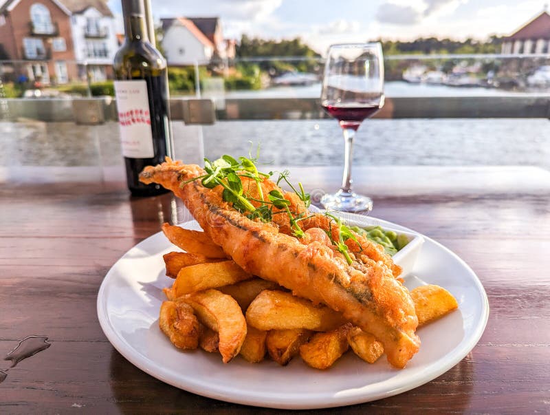 Restaurant Fish & Chips Stock Photo - Image of united, dining: 296155750