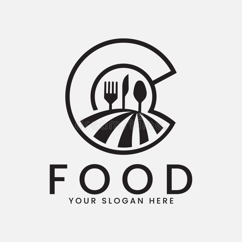 Restaurant Food Logo Concept Stock Illustration - Illustration of icon ...