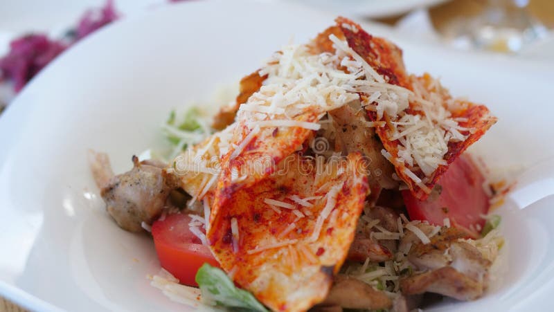 Restaurant Food on the Plate Stock Image - Image of citiyscape, little ...