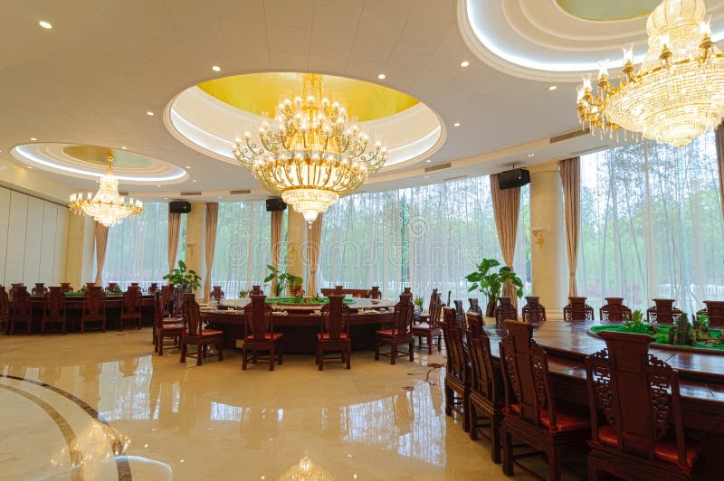 Restaurant stock image. Image of chinese, meal, hall - 30580599