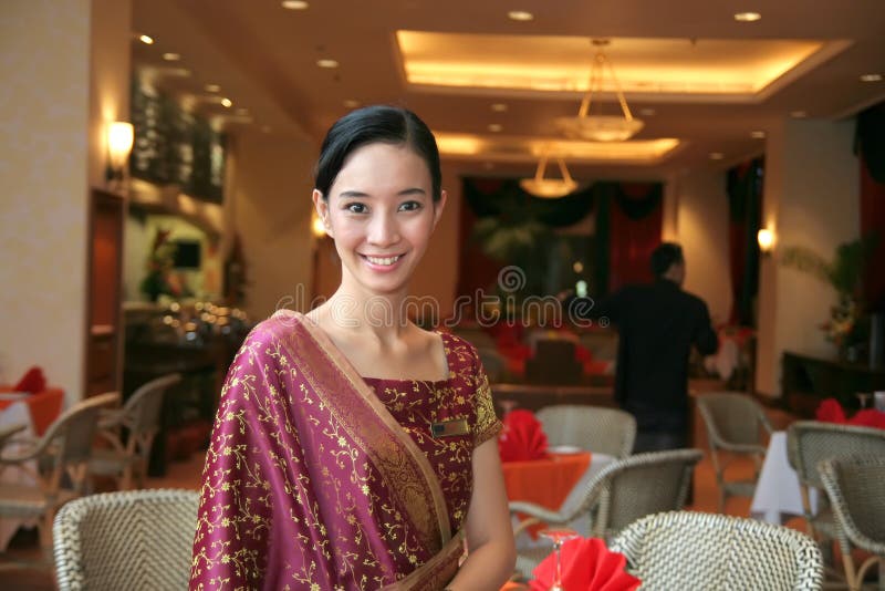 Restaurant greeter stock photo. Image of women, greeter - 4935146