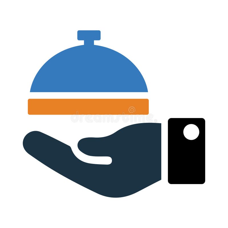 Restaurant, Hand, Food, Food on Hand Icon Stock Vector - Illustration ...