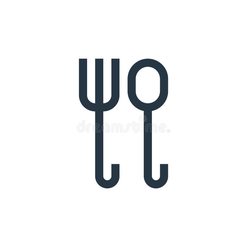 Restaurant Icon Vector from Travel Concept. Thin Line Illustration of ...