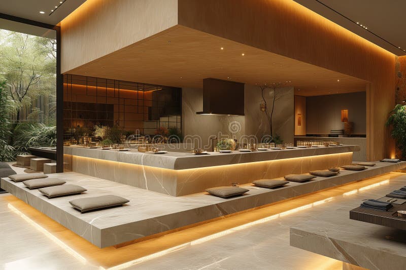 Restaurant Includes a Lounge Area, Providing Guests with Comfortable a ...