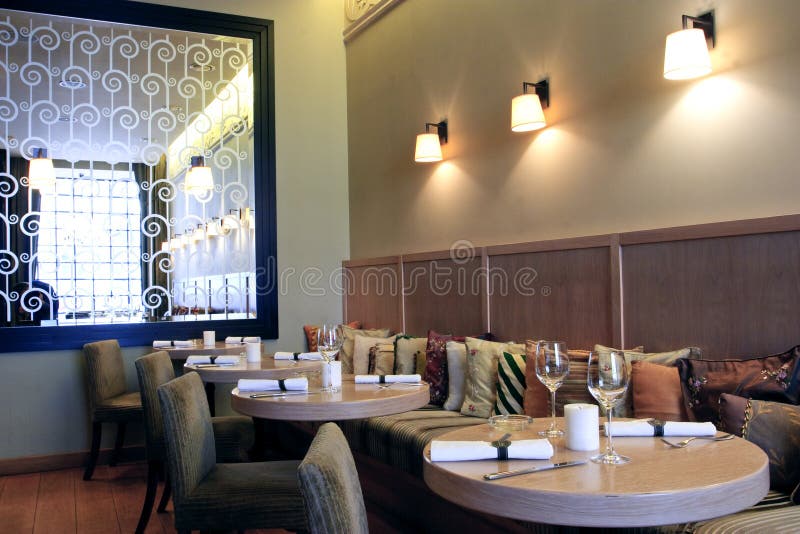 Inside a Bar, Restaurant stock image. Image of food, dining - 1097435