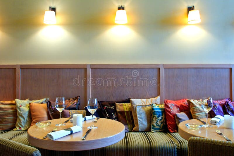 Restaurant Interior in HDRi Stock Image - Image of banquet, chair: 11537289