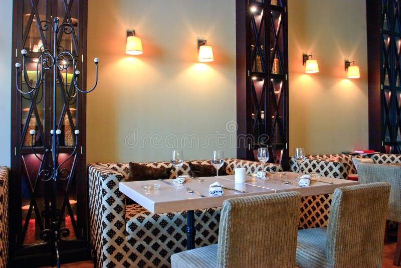 Restaurant interior stock image. Image of luxury, relaxation - 11015143