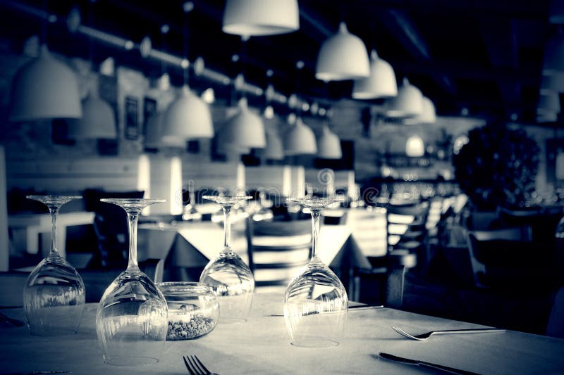 Restaurant Interior in HDRi Stock Image - Image of banquet, chair: 11537289