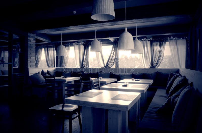 Restaurant Interior in HDRi Stock Image - Image of banquet, chair: 11537289