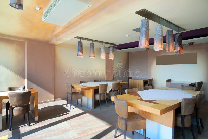 Interior Restaurant editorial stock image. Image of room - 135197069