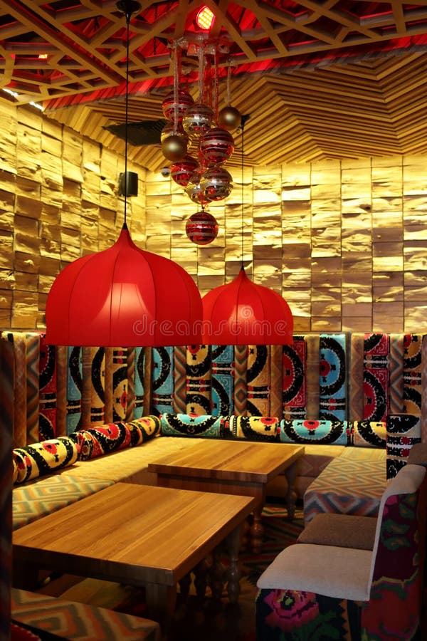 Interior of Uzbek Restaurant Stock Image - Image of breakfast, lunch ...