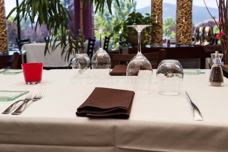 Restaurant interior stock image. Image of dining, water - 59311677