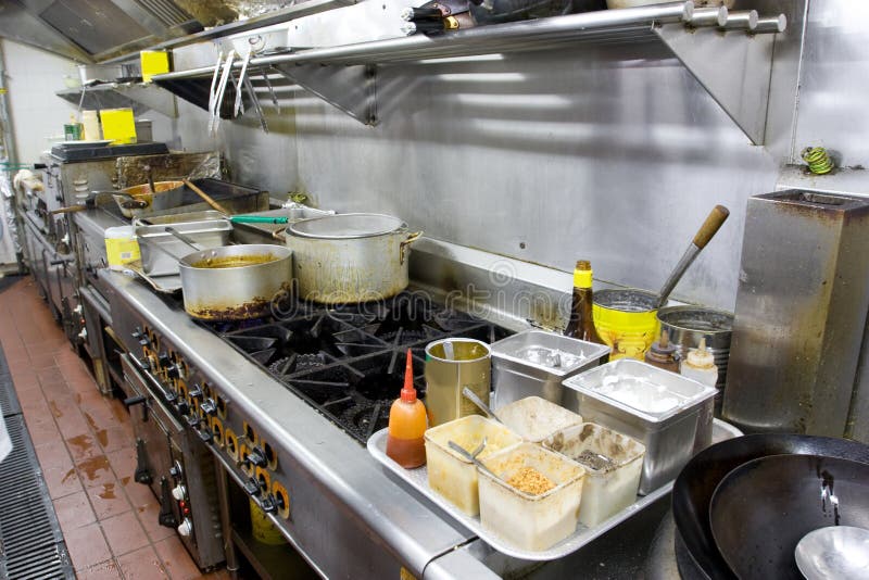 Restaurant kitchen stock photo. Image of restaurant, cooking - 17263456
