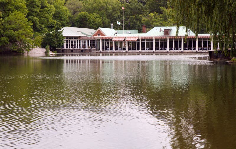 Restaurant on a lake stock photo. Image of reflection - 14619788