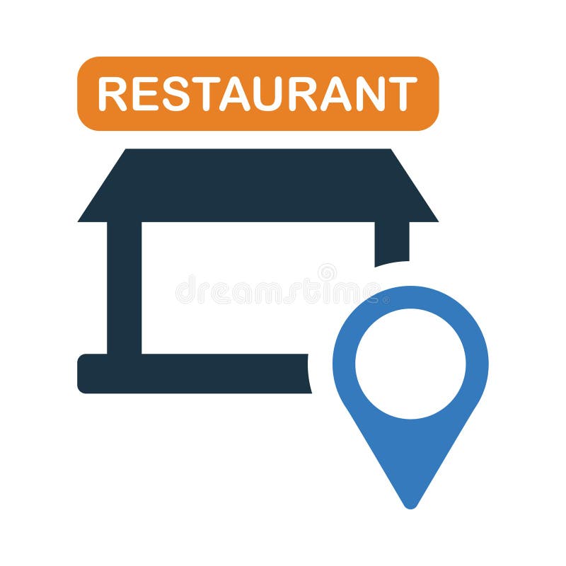 Restaurant, Location Pin, Pin, Building, Food, Restaurant Location Icon ...