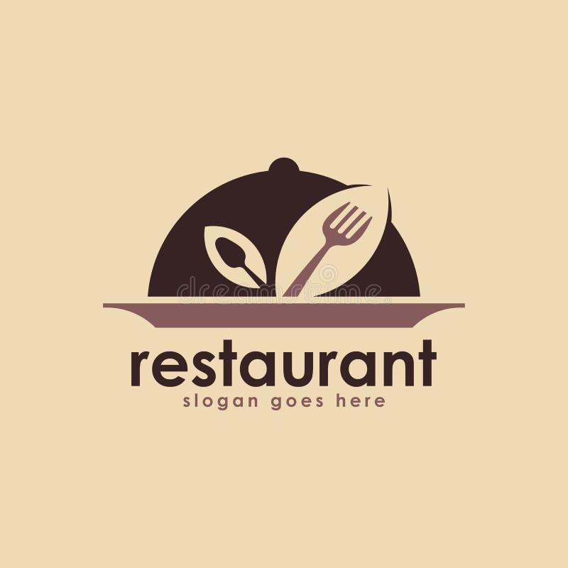 Restaurant Logo Design Concept Vector Stock Vector - Illustration of ...