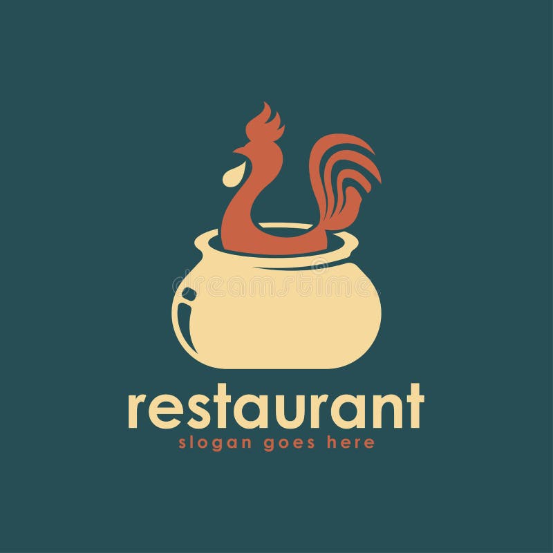 Restaurant Logo Design Concept Vector Stock Vector - Illustration of ...