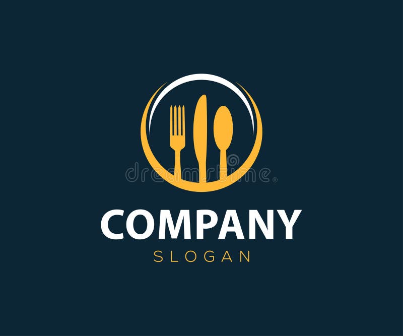 Restaurant Logo Design. Food Logo Design Template Stock Vector ...