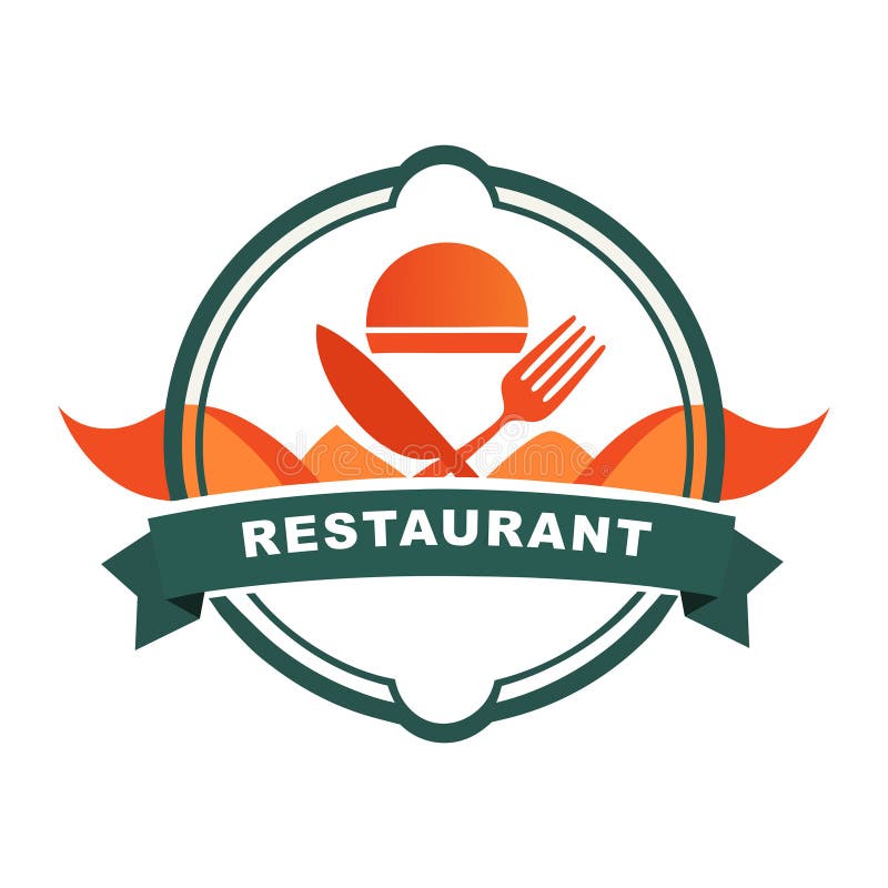 Restaurant logo design stock vector. Illustration of vector - 331009188