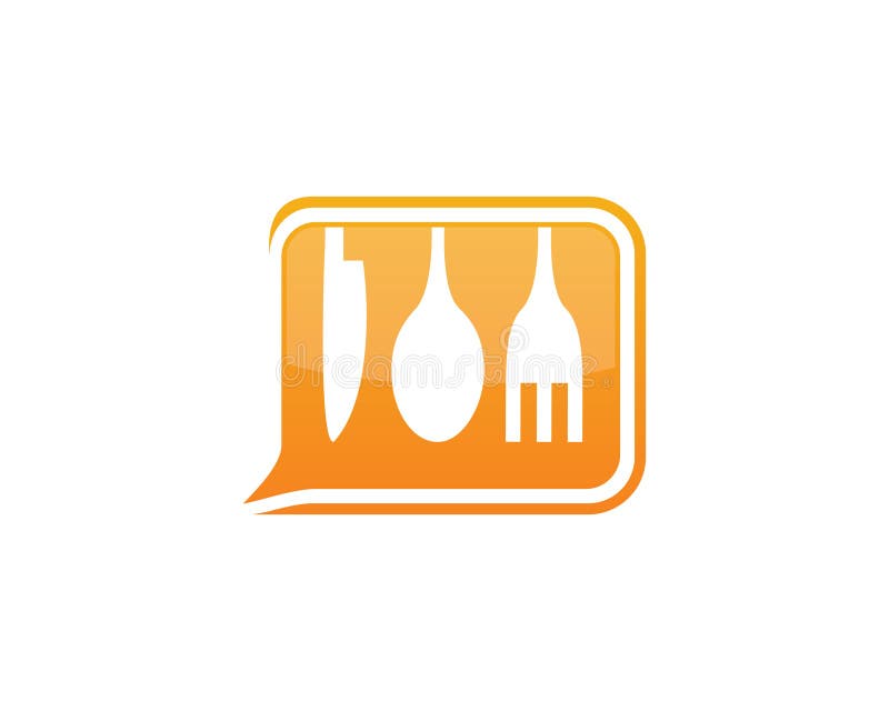 Restaurant Logo 1a Icon Template Stock Vector - Illustration of symbol ...