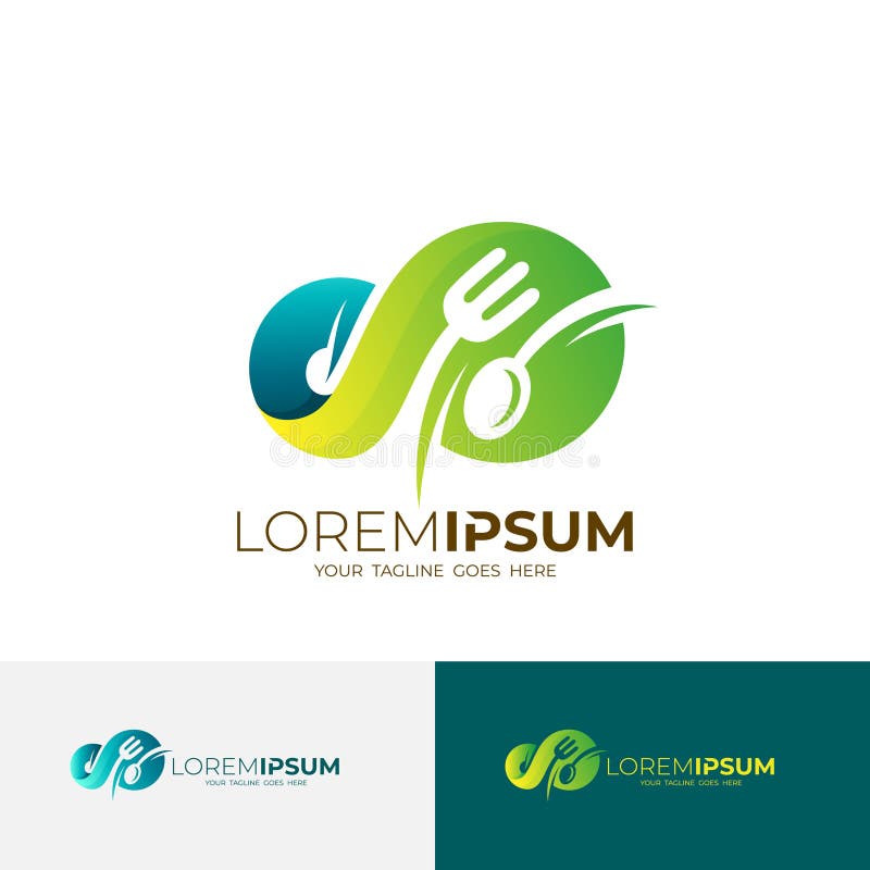 Restaurant Logo Template, Spoon and Fork Design Stock Vector ...