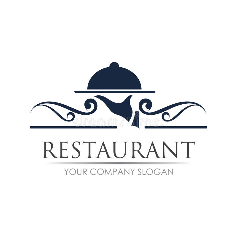 Restaurant Logo Vector Illustration Design Template Stock Vector ...