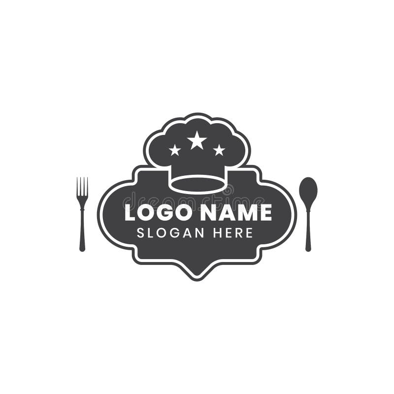 Restaurant Logo - Vector Illustration, Editable Graphic Design Stock ...
