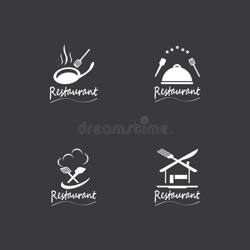 Restaurant Logo Vector Template Illustration Stock Illustration ...