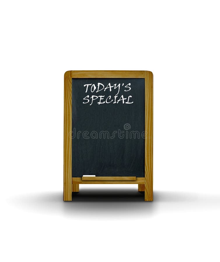 Restaurant Menu Board Today S Special Stock Illustration - Illustration ...