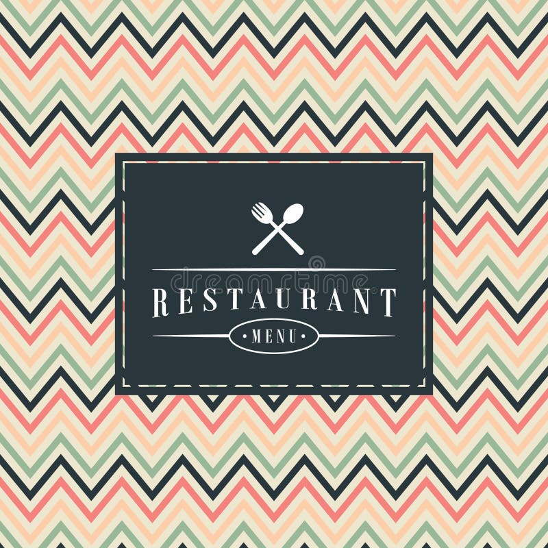 Restaurant Menu Card. Vector Illustration Decorative Design Stock ...