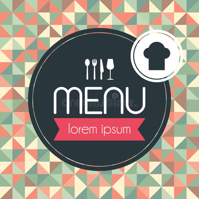 Restaurant Menu Card. Vector Illustration Decorative Design Stock ...